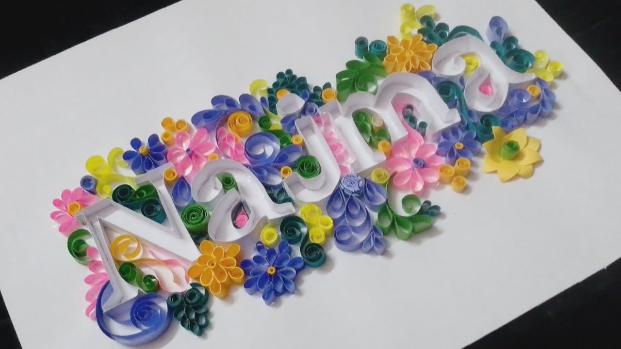I tried quilling art for the first time, and it was really fun.😍# ...