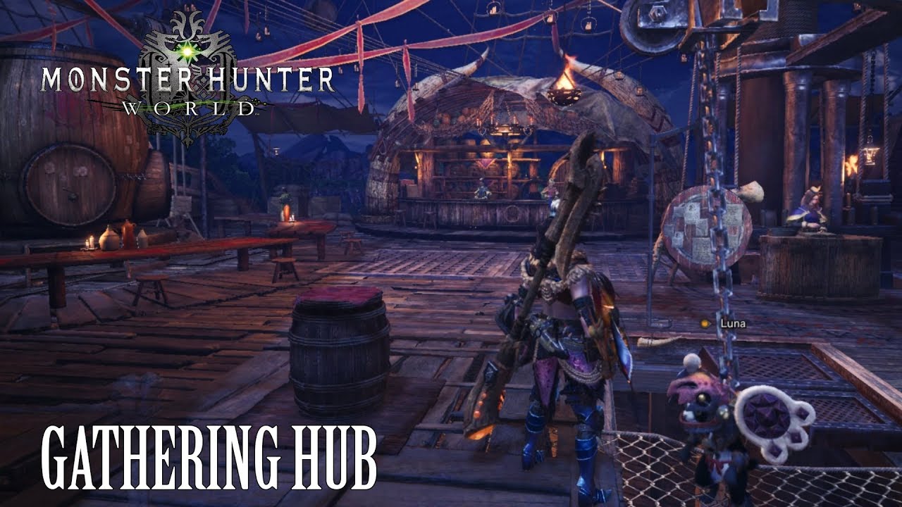 Monster Hunter World - Gathering Hub Theme - YouTube