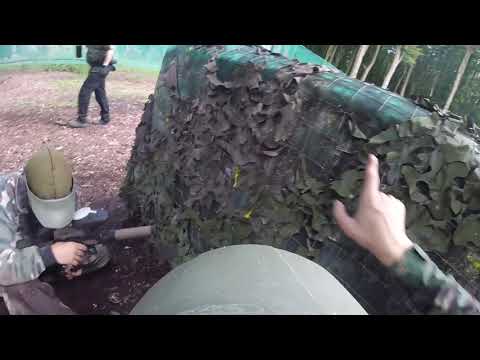 Paintballing at Combat Paintball, Thetford - YouTube