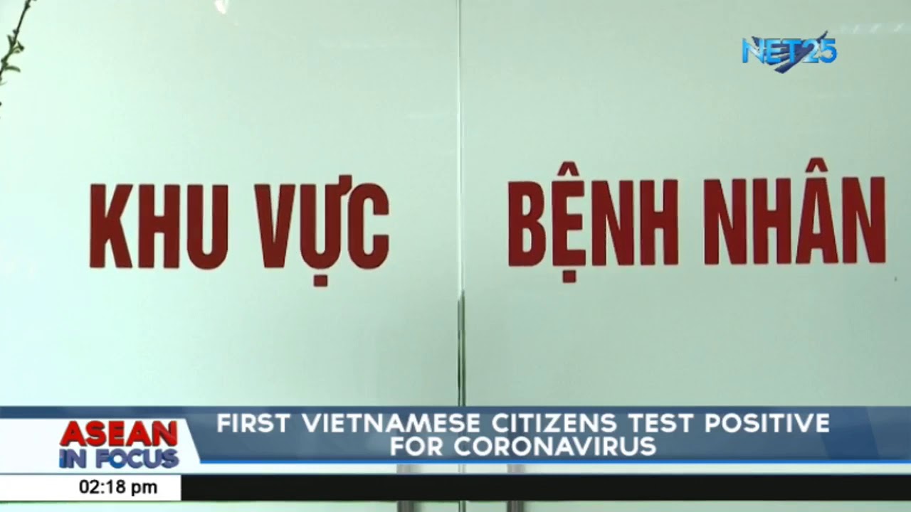 First Vietnamese citizens test positive for coronavirus - YouTube