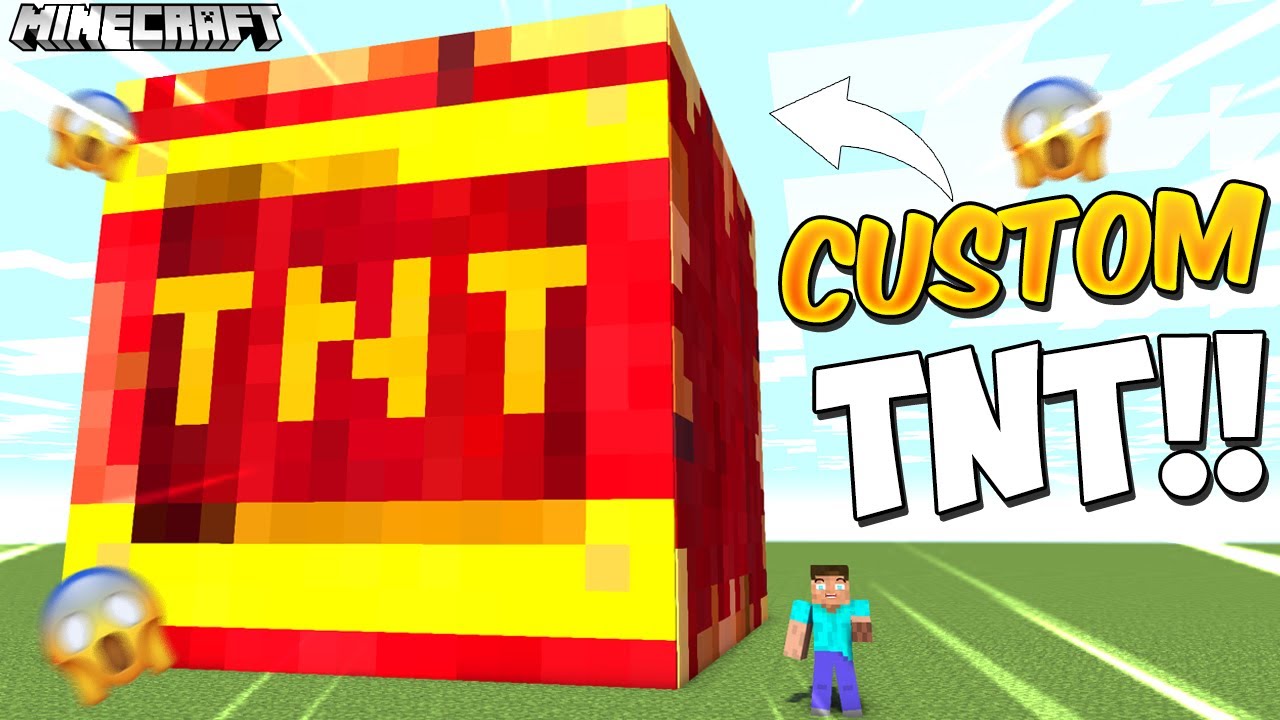 Exploding NEW CUSTOM TNT's In Minecraft !!! - YouTube