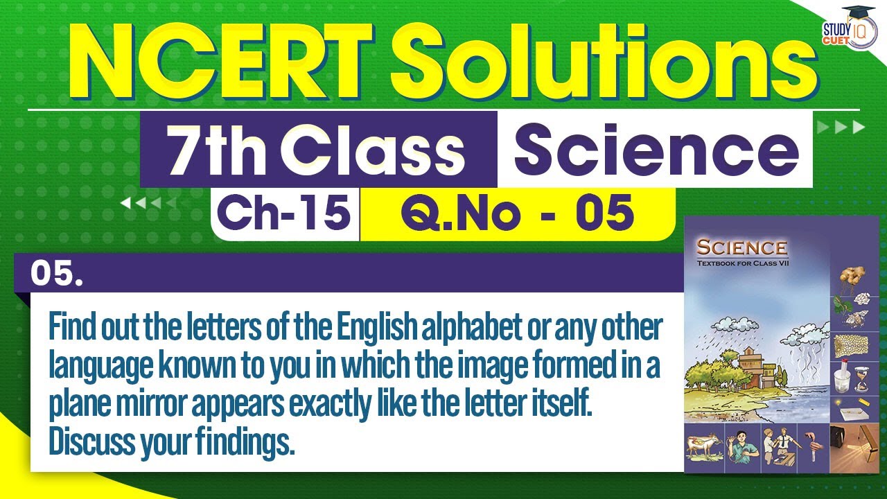 NCERT Solutions Class 7 Science Chapter 15 Question No. 5 | Light - YouTube