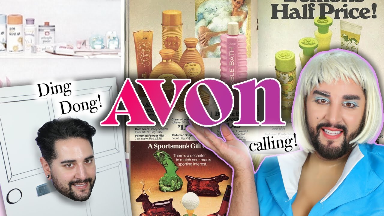Historically Accurate Avon Lady Home Visit! Avon Skincare And Makeup 💜🖤 ...