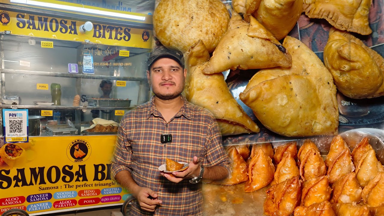समोसे की इतनी वैरायटी 😲 Prayagraj unique Samosa stall 🤤must visit 😍 ...