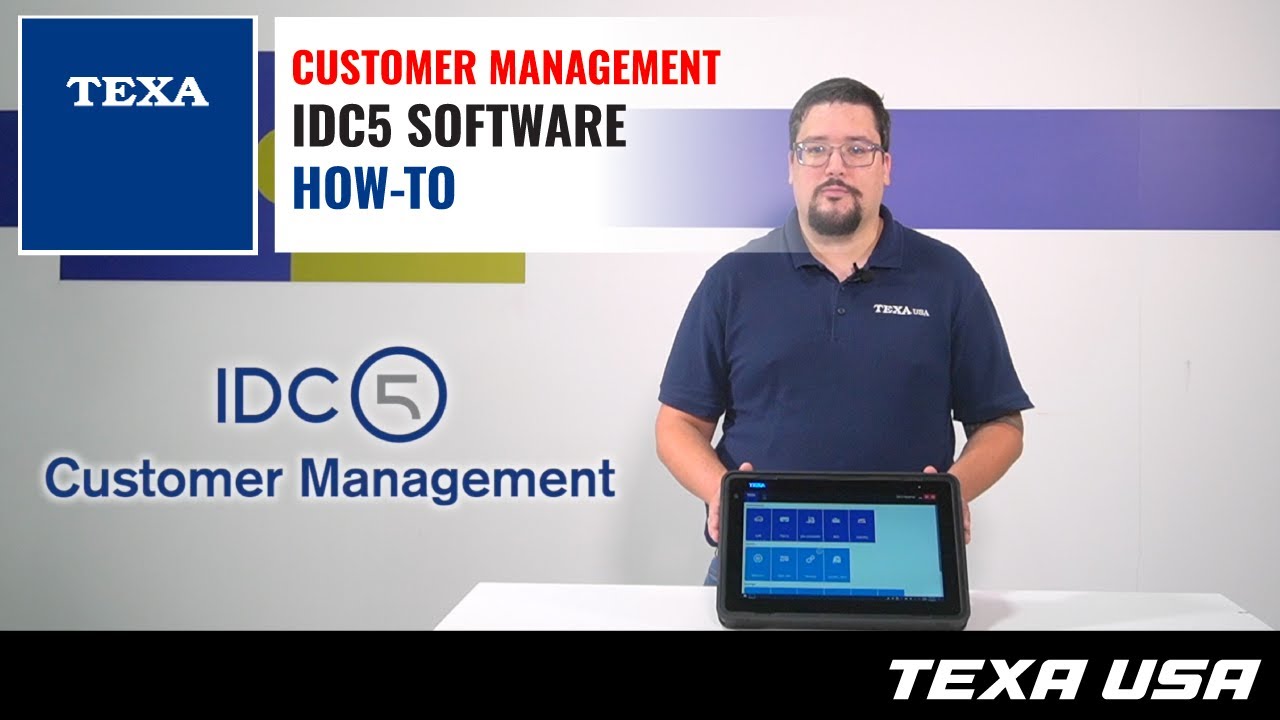 TEXA IDC5: Customer Management [How-To] - YouTube