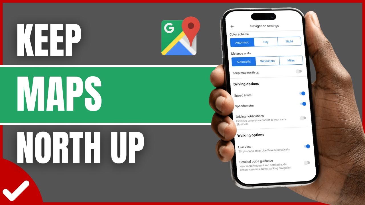 How To Keep Maps North Up On Google Maps (Full guide) - YouTube