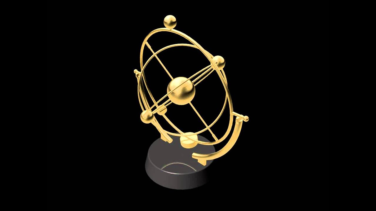 Kinetic Solar System Animation, Solidworks-Maya - YouTube