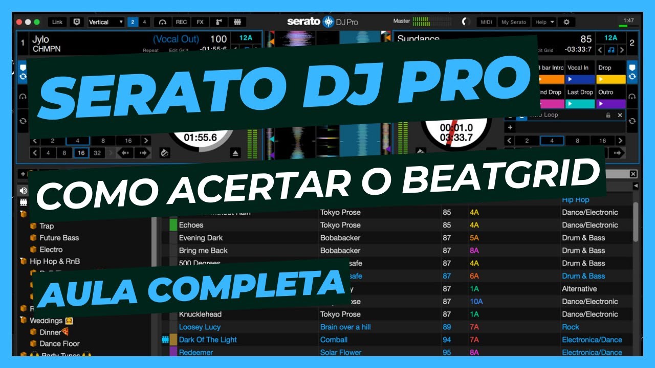 Como acertar o Beat Grid do Serato DJ - Aula Completa - YouTube