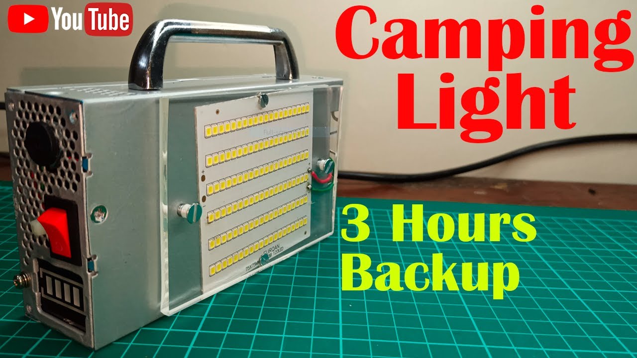 Rechargeable Flash light using Lithium ion cells - YouTube