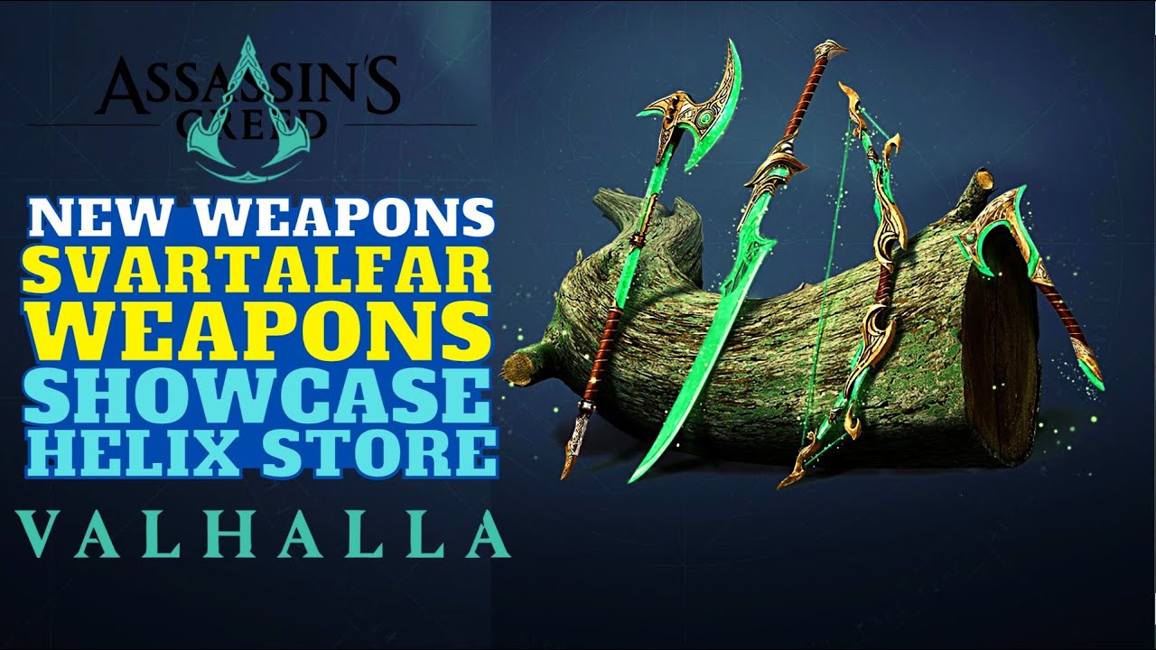 Assassin's Creed Valhalla New Weapons In The STORE, SVARTALFAR WEAPONS ...