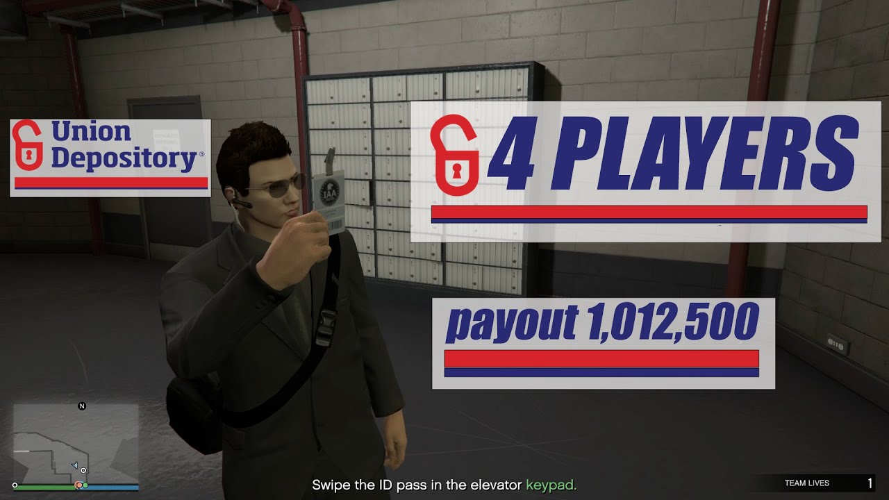 THE UNION DEPOSITORY CONTRACT 3X MONEY 4 PLAYERS PAYOUT 1,012,500 (FOR ...