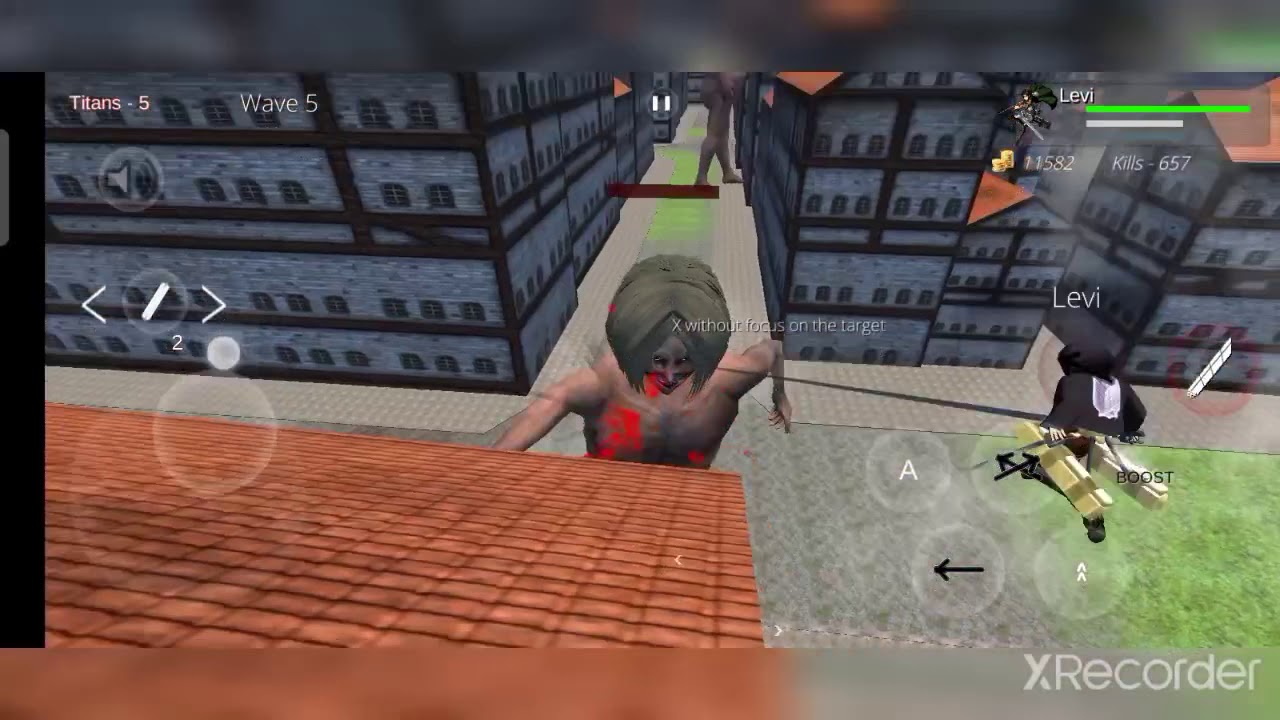 Aot Mobile Attack on titan Game play - YouTube
