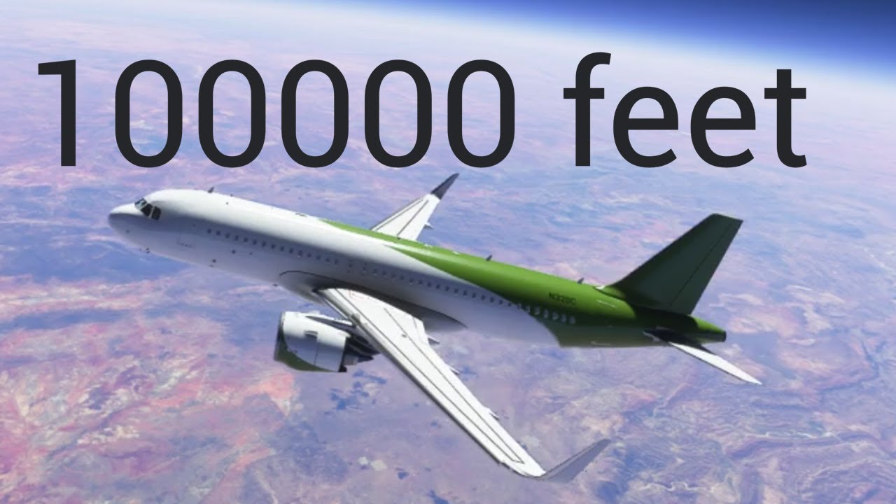 What does the world look like from 100000 feet in Microsoft flight ...