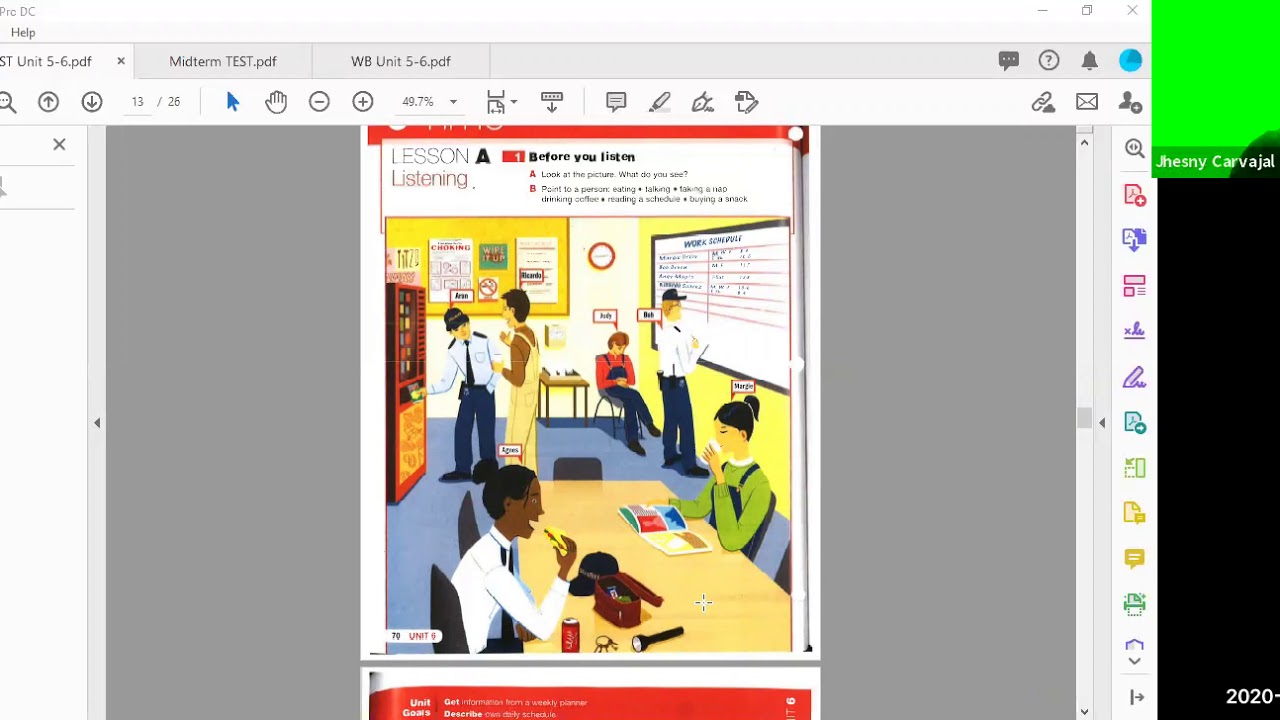 Ventures Unit 6 Lessons A B C - YouTube