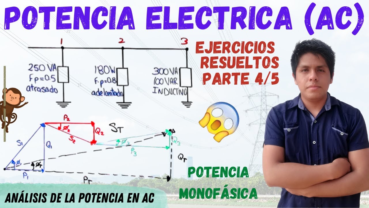 TRIANGULO de POTENCIAS ELECTRICAS💥 SUMA DE TRIANGULOS DE POTENCIA 1 ...