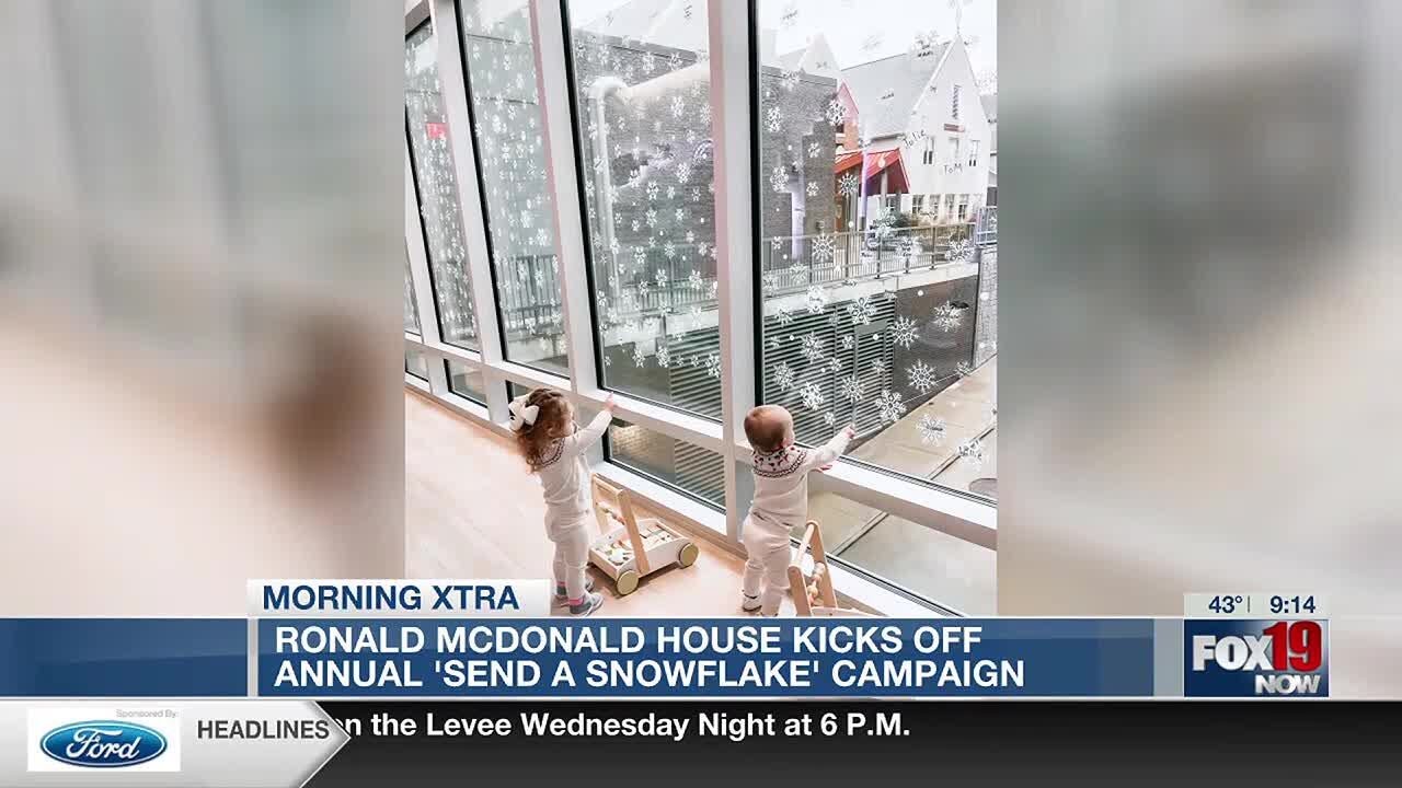 Ronald McDonald House Cincinnati Send-a-Snowflake Program - YouTube