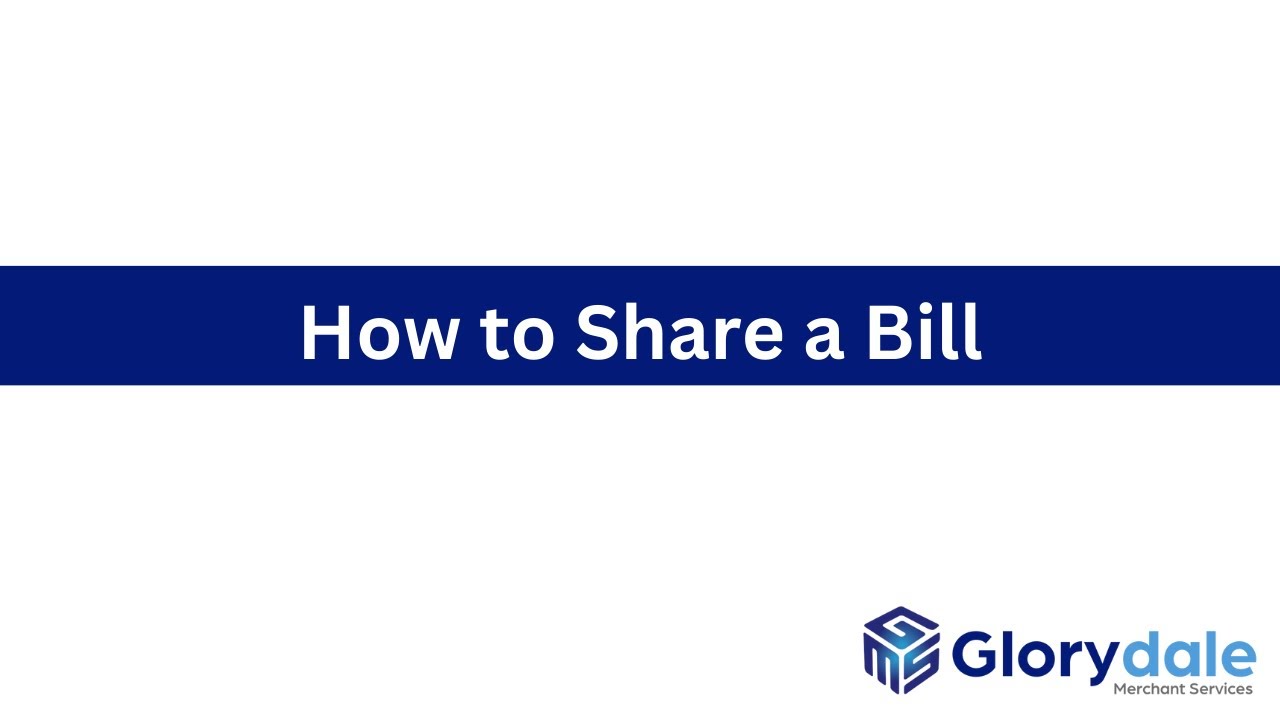 How to Share a Bill - YouTube