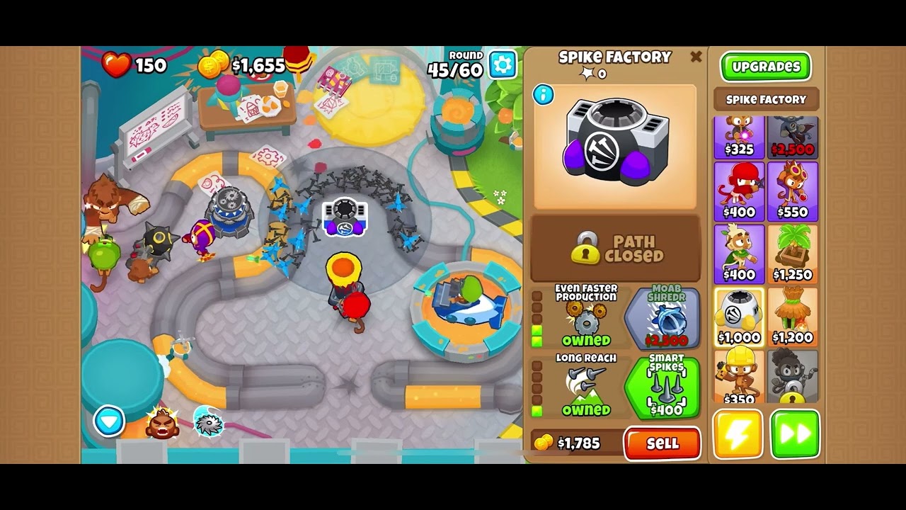 Btd6 second vid #btd6 #new_map #medium - YouTube