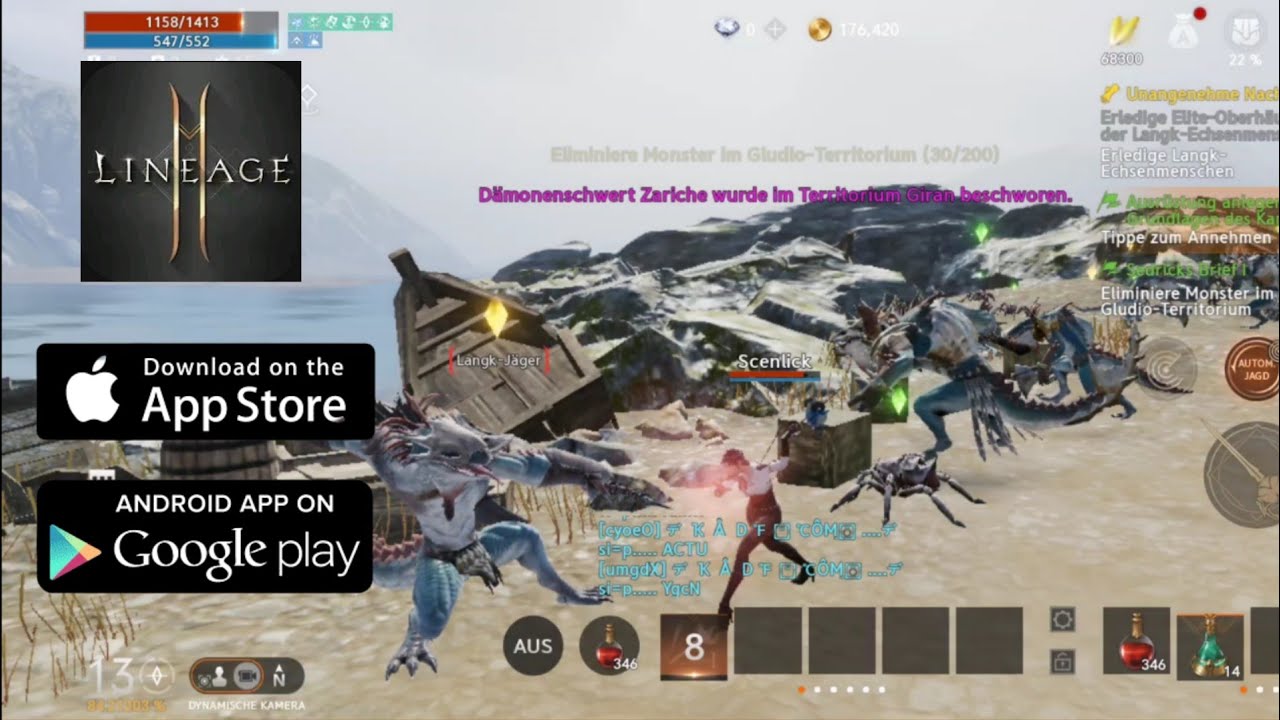 Lineage 2 mobile Gameplay - No Commentary ( Android ) - YouTube