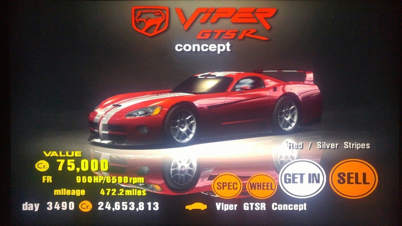Gran Turismo 3: Dodge Viper GTS-R Concept (CC Competition Coupe ...