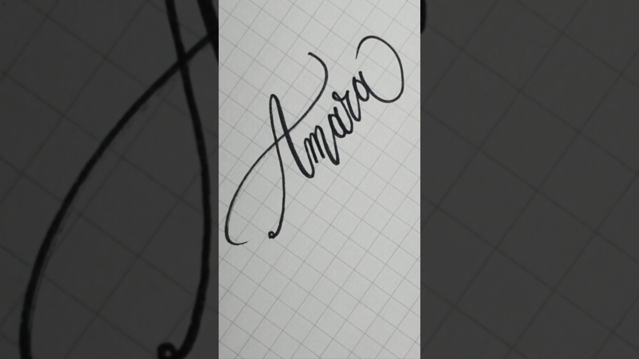 ☆Amara☆ #calligraphy #handwriting #lettering #writing #signature #art ...