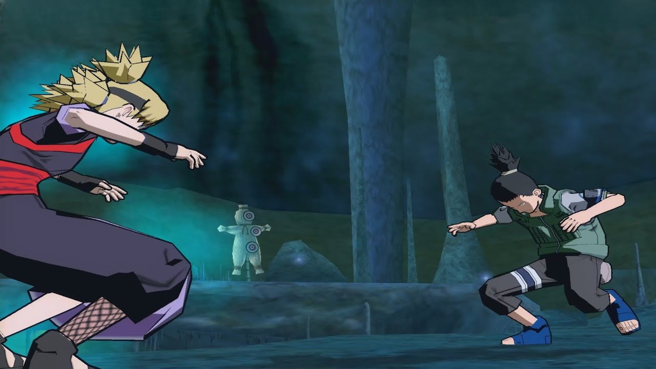 {Temari Vs Shikamaru (Clássico)} Naruto Shippuden Ultimate Ninja 5 ...