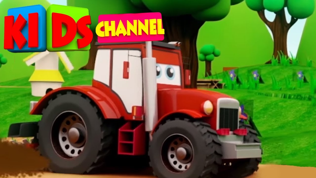 Farm Vehicles For Children | Tractor Video For Toddlers by Kids Channel ...