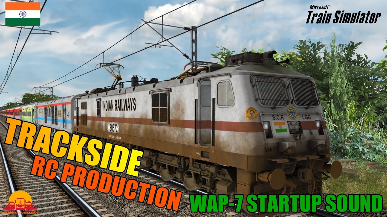 Starting Sound Of WAP-7 LOCO Activating Loco Cab INDIAN RAILWAYS #wap7 ...