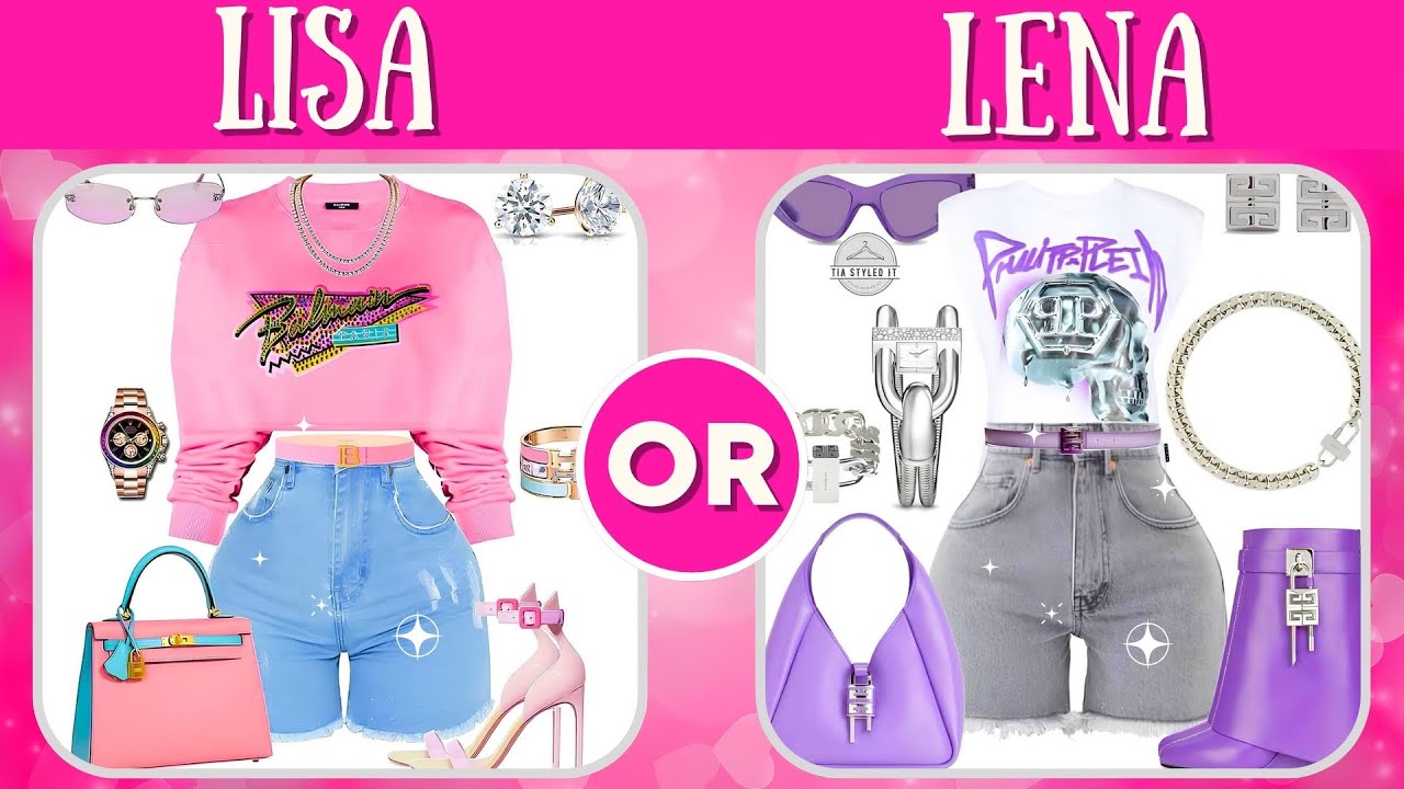 LISA OR LENA 💜🌸 ️️ #lisa #lena #lisaorlena #lisaandlena #viral # ...