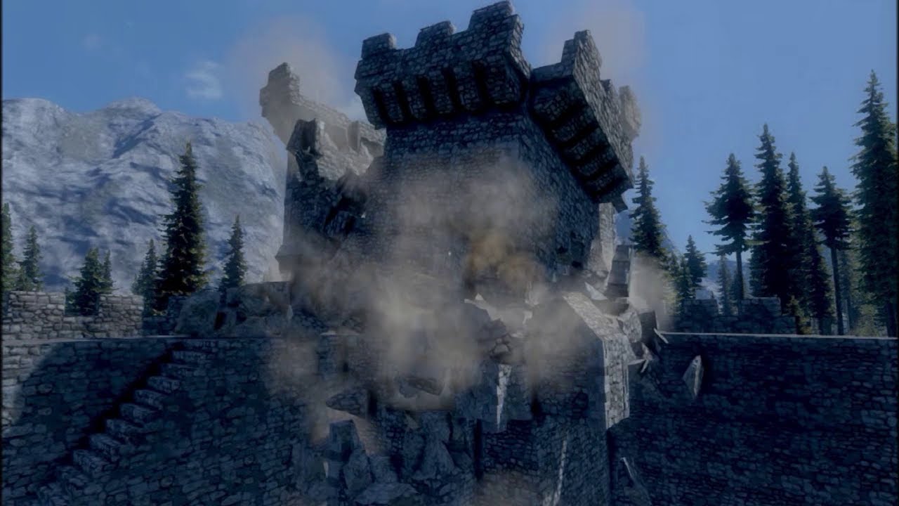 Medieval Engineers - Castle Destruction - YouTube