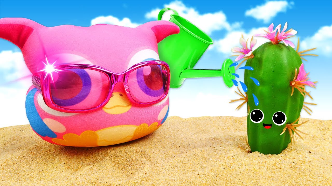 ¡Hop Hop planta un cactus en el desierto! Vídeos del Búho Hop Hop ...