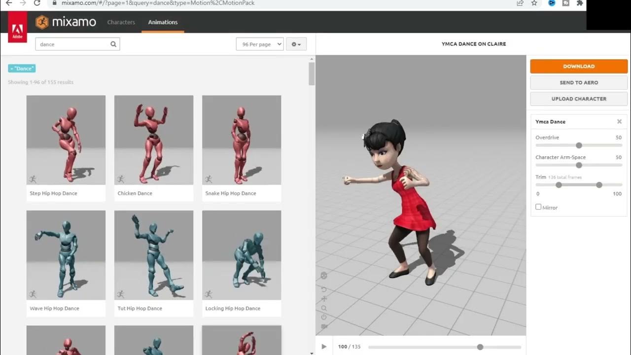 Mixamo Character Rigging in One minute, MIXAMO with Blender - YouTube