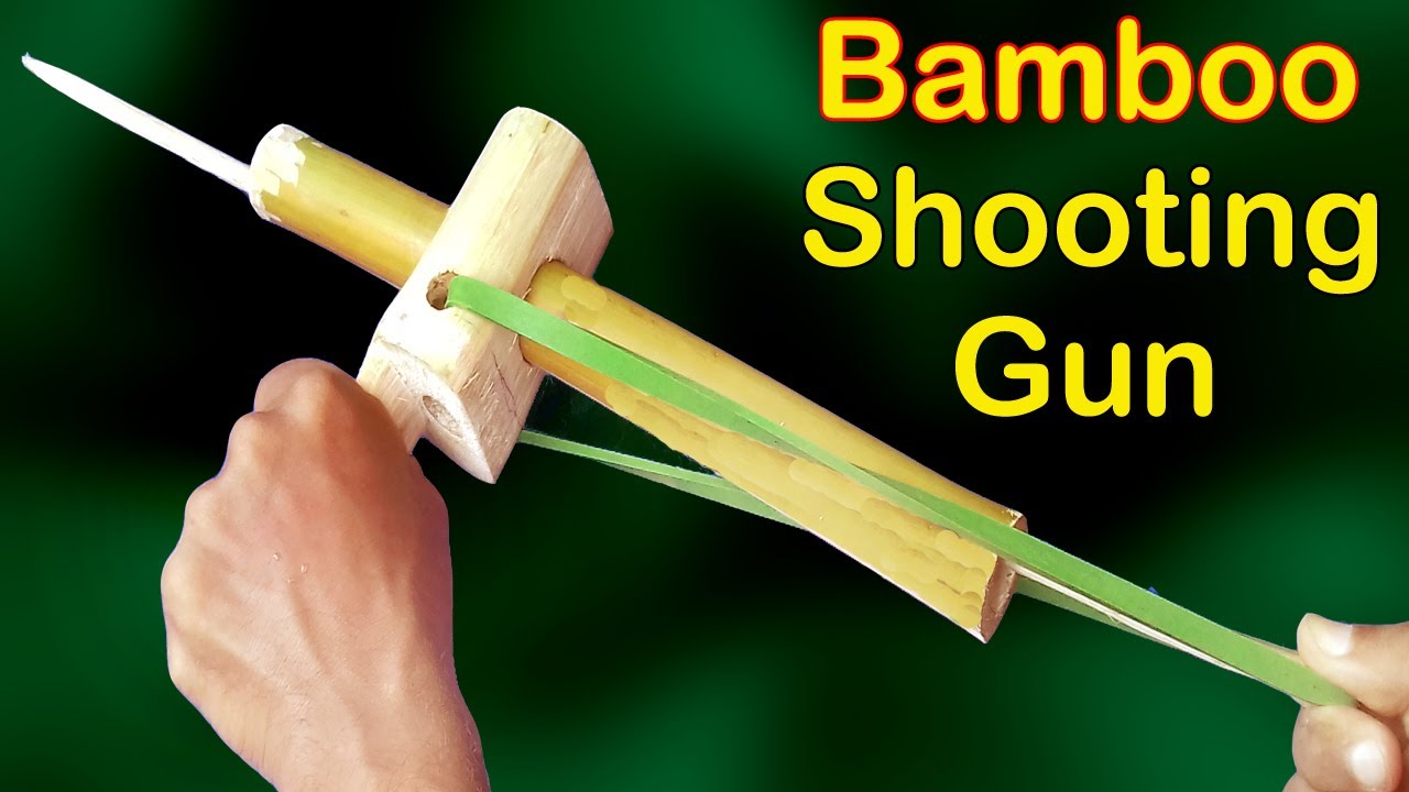 Hunting Bamboo Gun | How To Make Bamboo Gun I Strong Shoot Bamboo Gun ...
