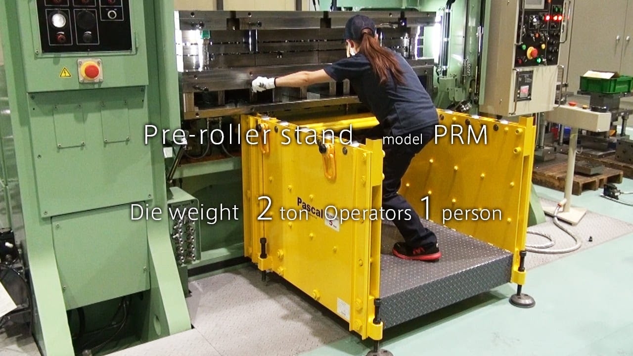 Pre-roller stand 6000kN Die 2ton - YouTube