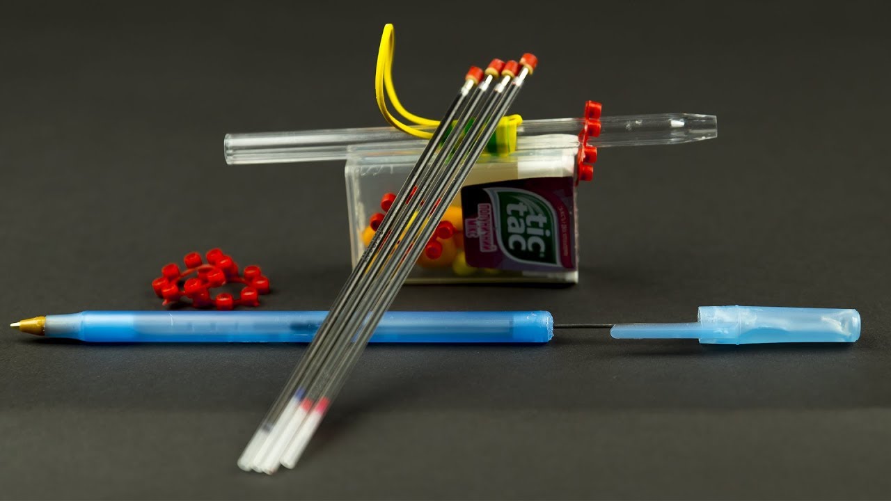 How to make a Spy Pen Gun easy - YouTube