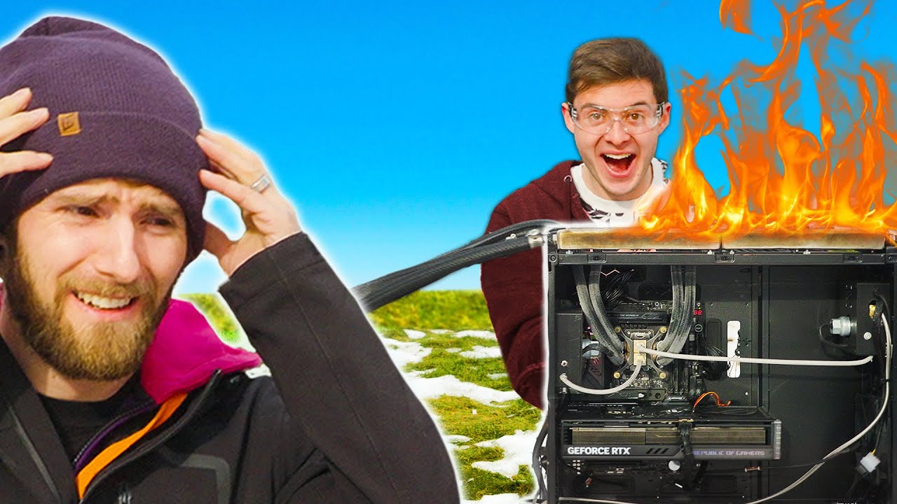 We Cooled a Computer with FIRE - Hacksmith Collab - YouTube