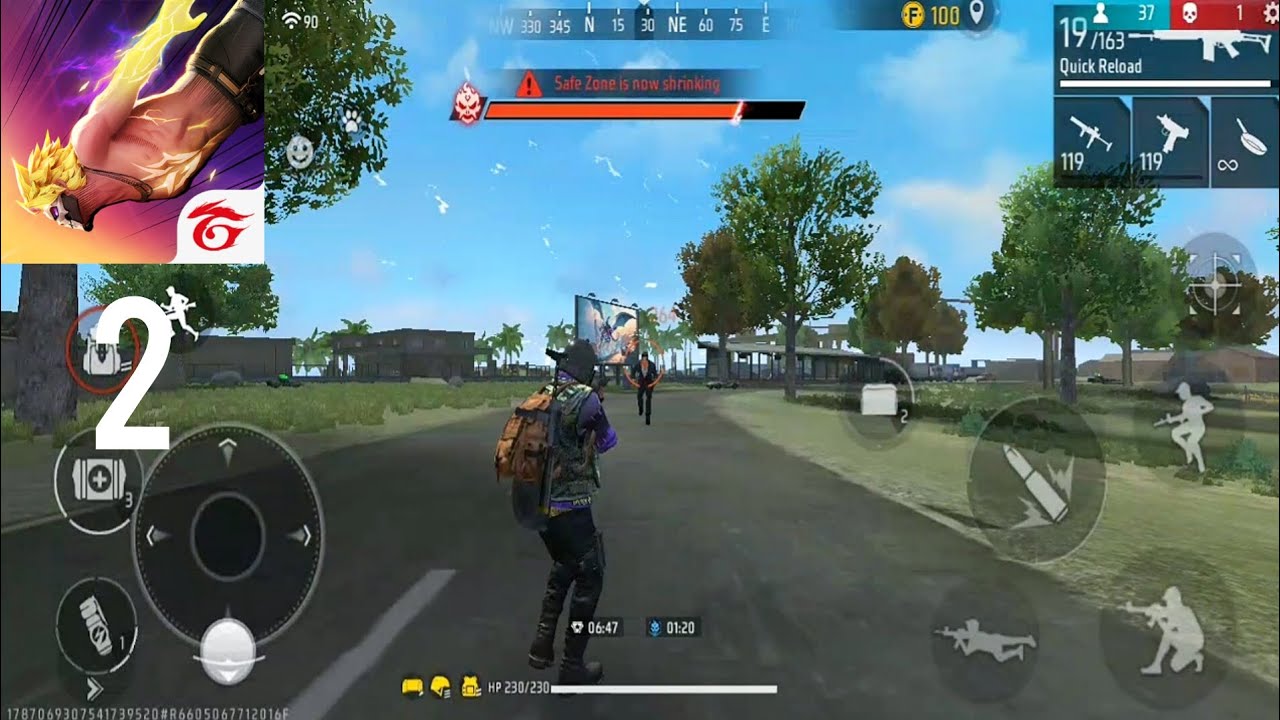 FREE FIRE MAX BR RANK BATTLE ROYALE #gameplay #part2 - YouTube