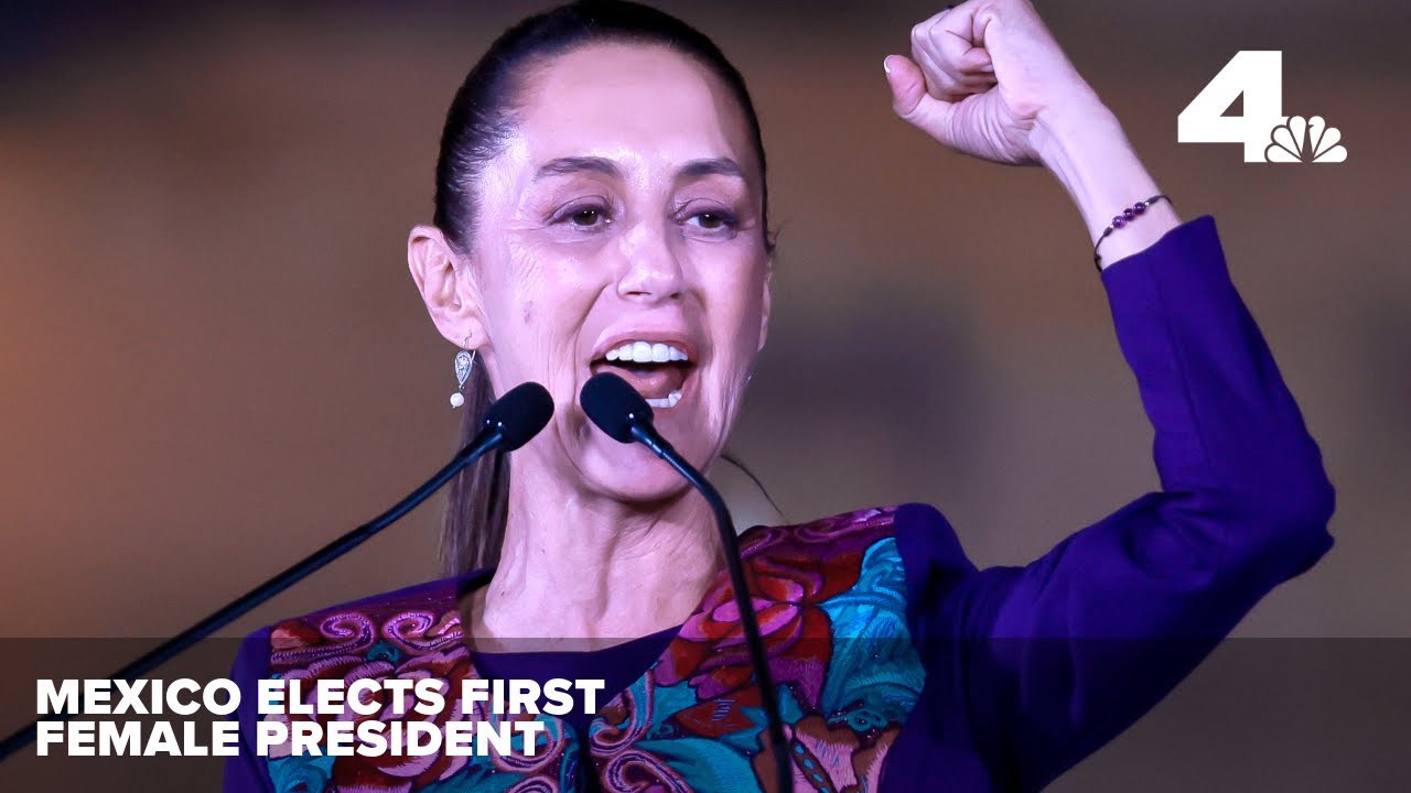 History is made as Mexico elects first female President - YouTube