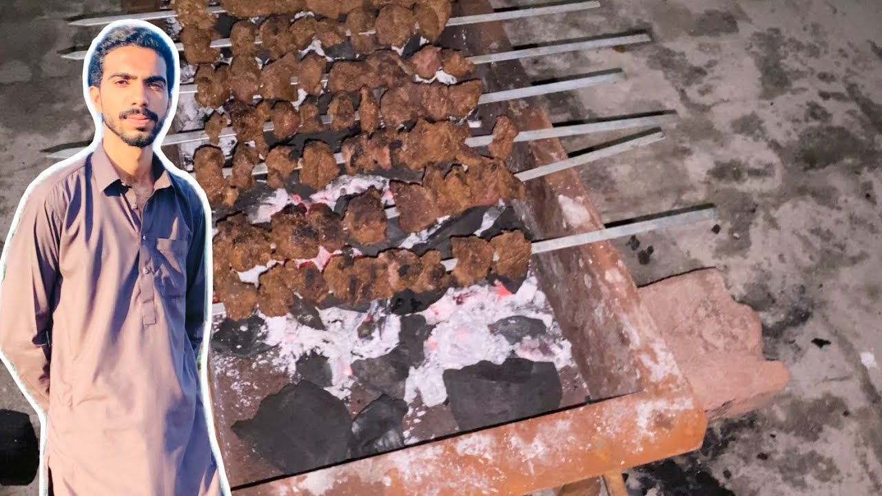 BBQ party with Friends || Bakra Eid special || BBQ seekh boti - YouTube