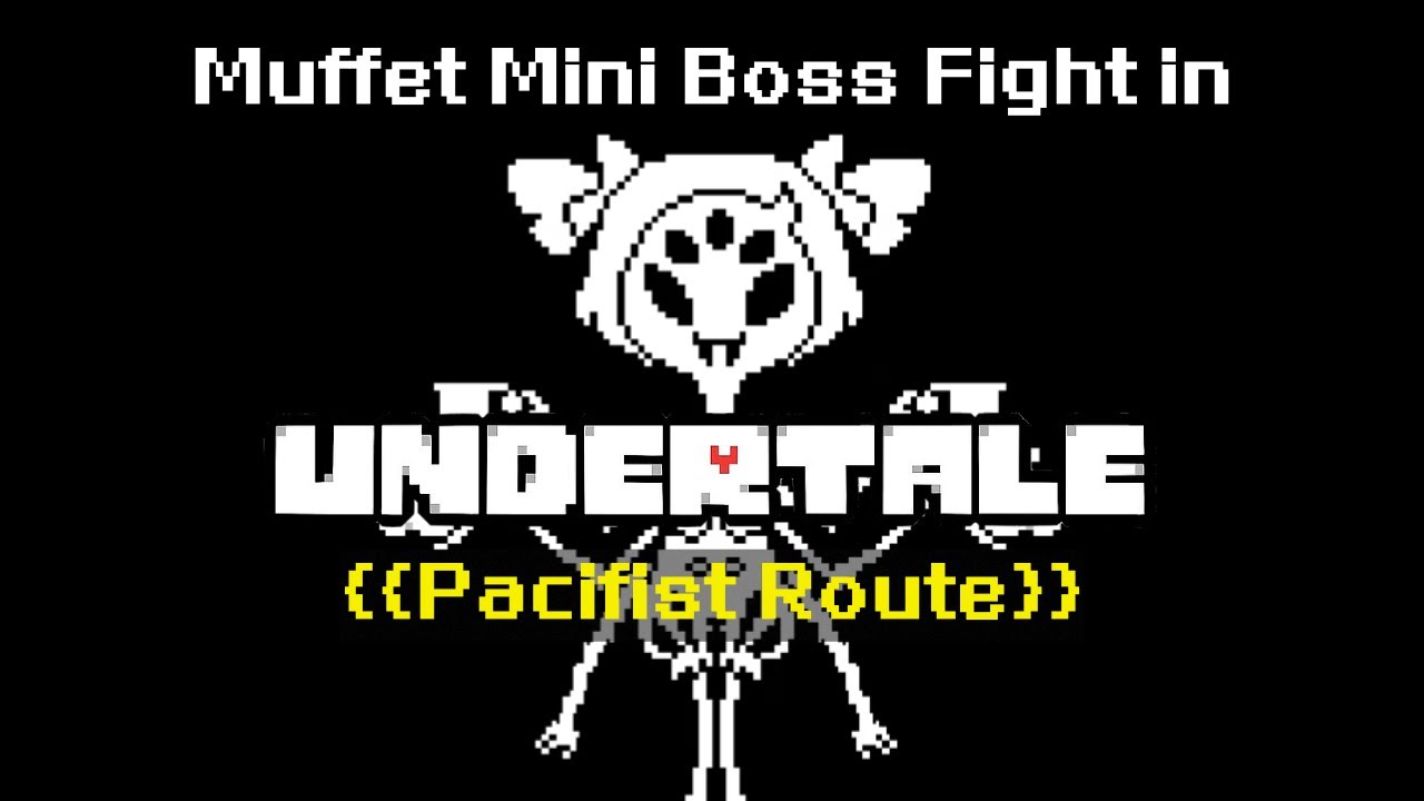 UNDERTALE Pacifist Route - Muffet Mini Boss Battle - YouTube