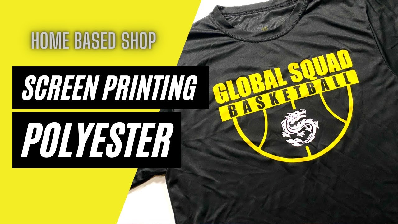 SCREEN PRINTING POLYESTER BASKETBALL T-SHIRTS - YouTube