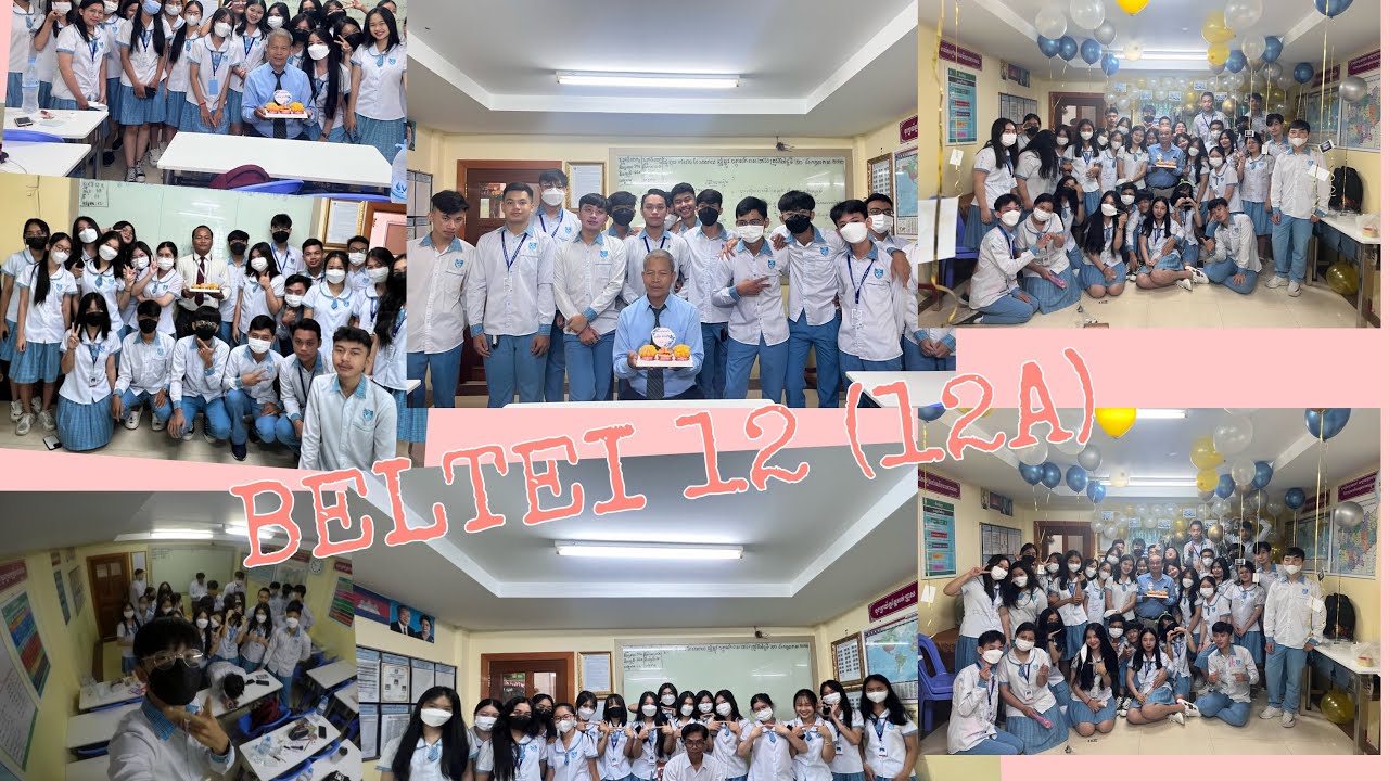 Finished class good bye high school B12A(1) beltei 12 - YouTube