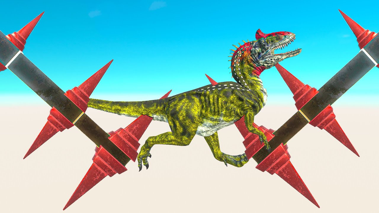 TRAP GIANT SPIKES Animal Revolt Battle Simulator - YouTube