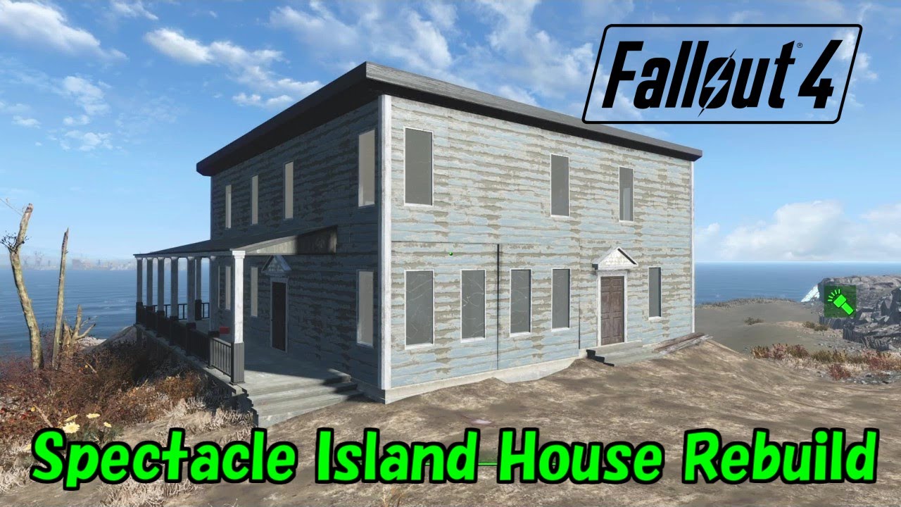 [PS4版fallout4]フォールアウト4 Mod Spectacle Island House Rebuild - YouTube