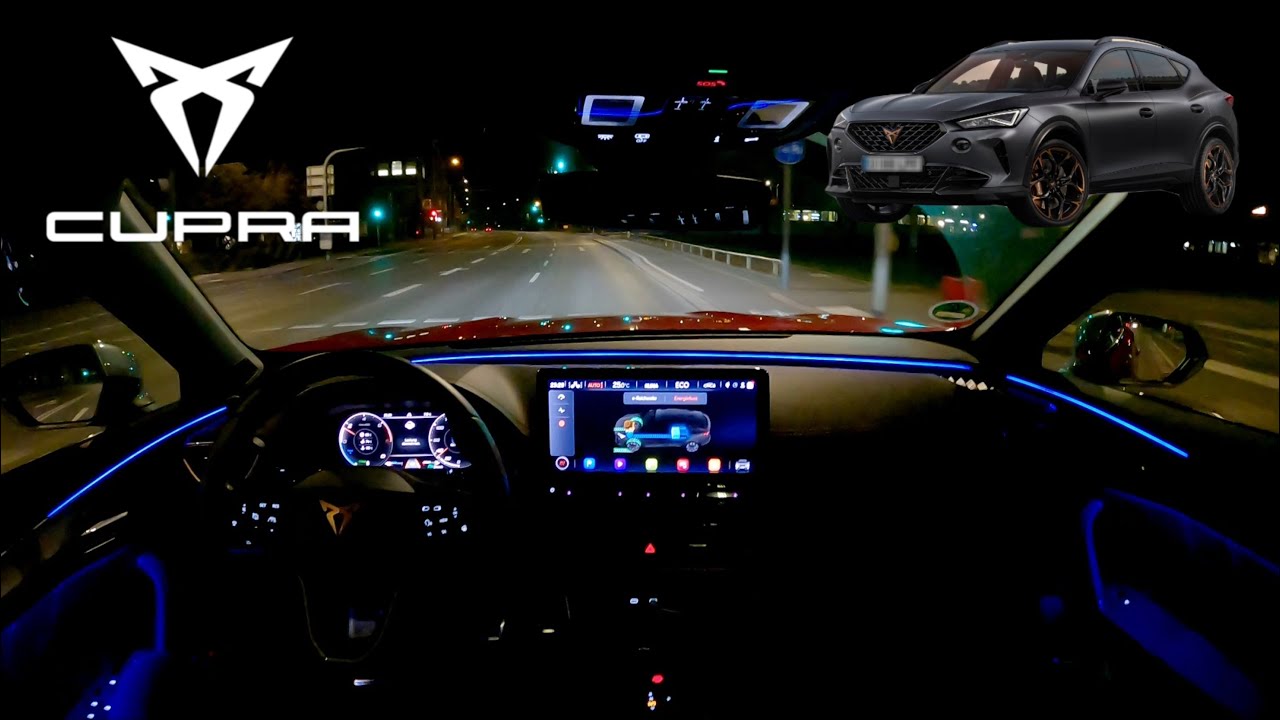 2024 Cupra Formentor E-Hybrid 245PS NIGHT DRIVE POV | Ambient LIGHTING ...