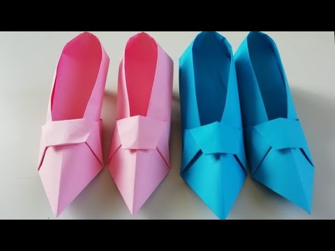KAĞITTAN AYAKKABI YAPIMI / Origami Ayakkabı Yapımı