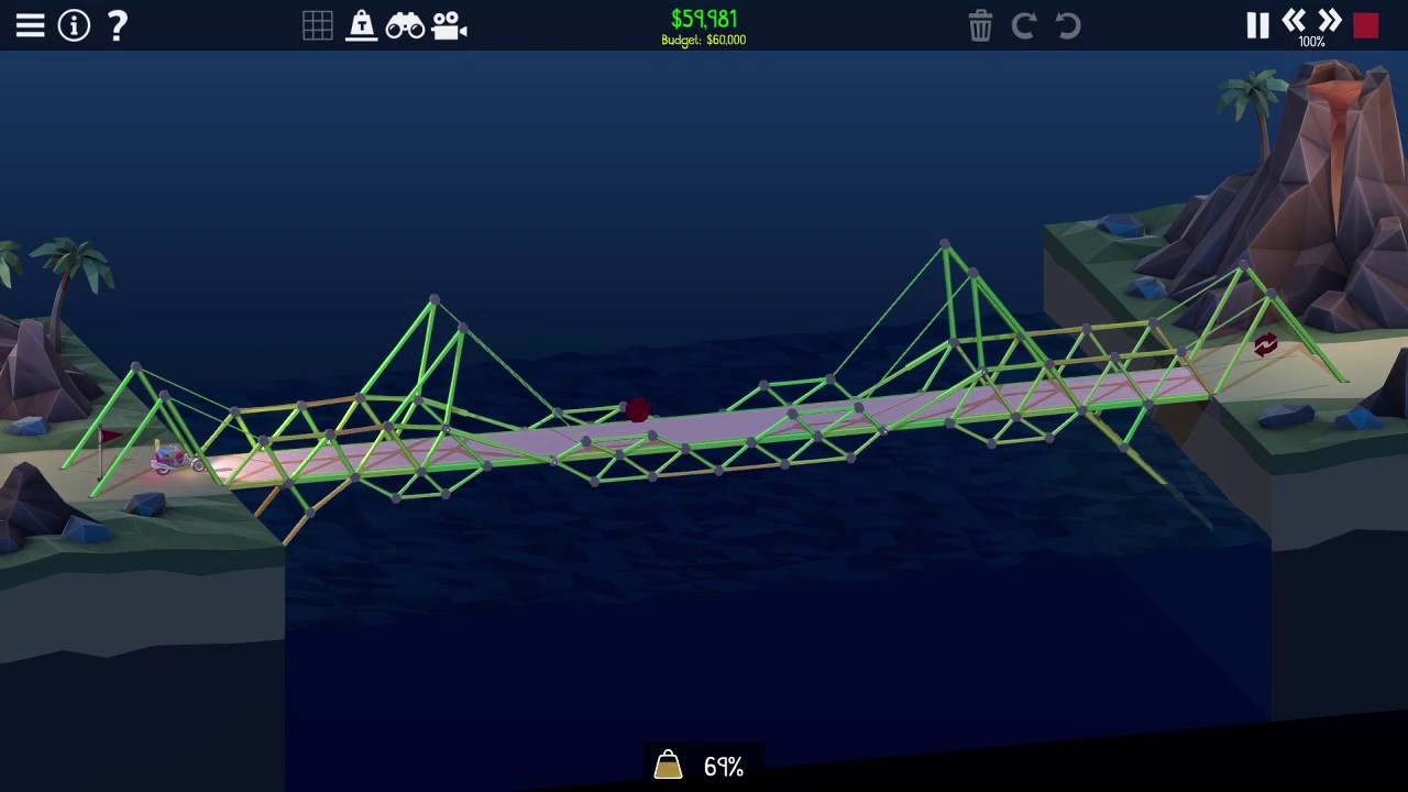 Poly Bridge 2 | 2-11c Air Show | challenge - YouTube