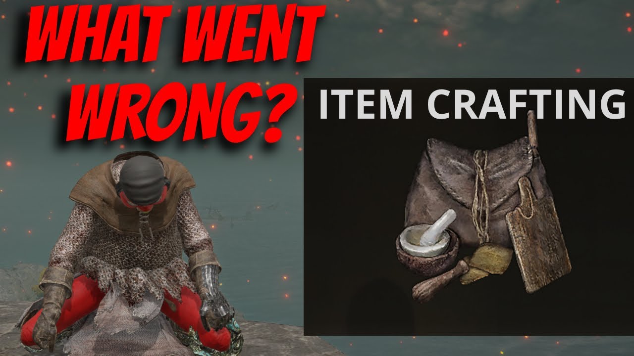 Why Item Crafting FAILED And How To FIX It- ELDEN RING - YouTube