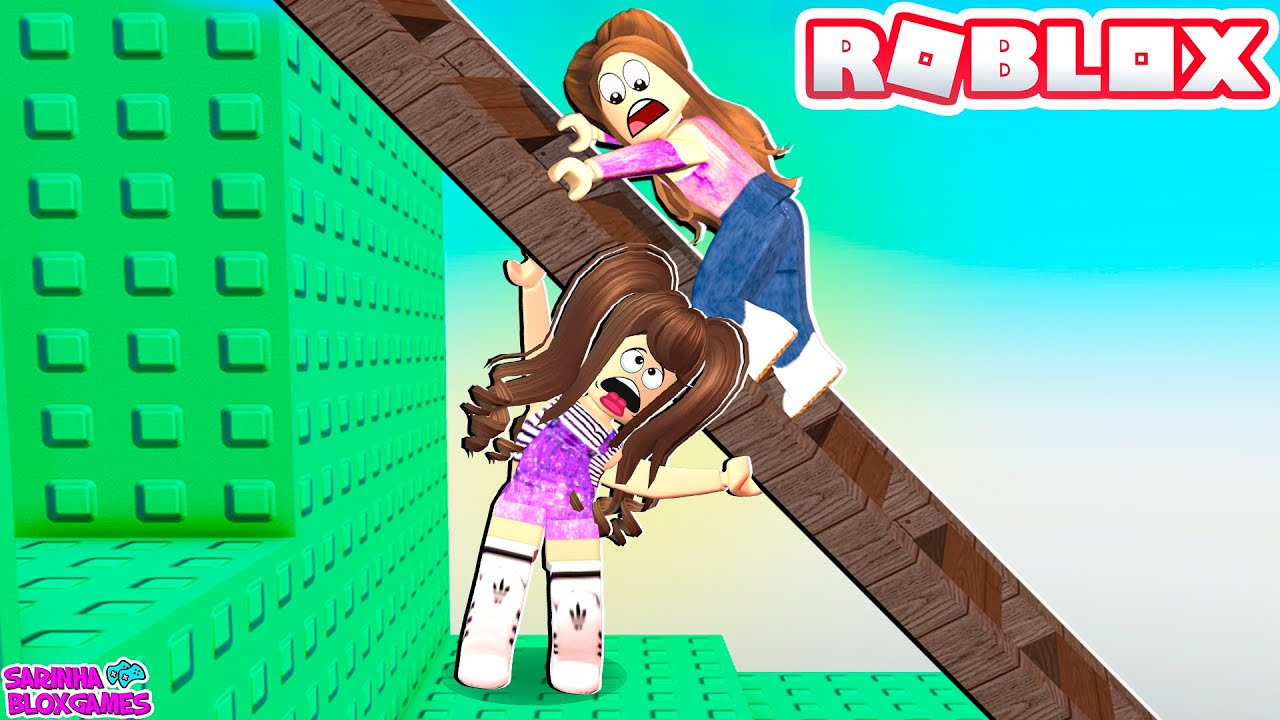 SUBIMOS A MONTANHA MAIS ALTA DO ROBLOX USANDO APENAS UMA ESCADA - ⛰️ ...