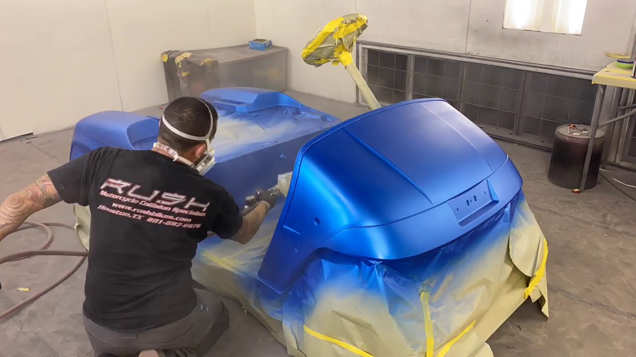 House of Kolor (Stratto Blue) Golf Cart Cruiser - YouTube